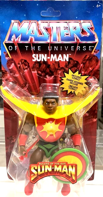 MOTU MASTERS OF The Universe Origins Sun-Man Sunman Blister 2021 Mattel ...