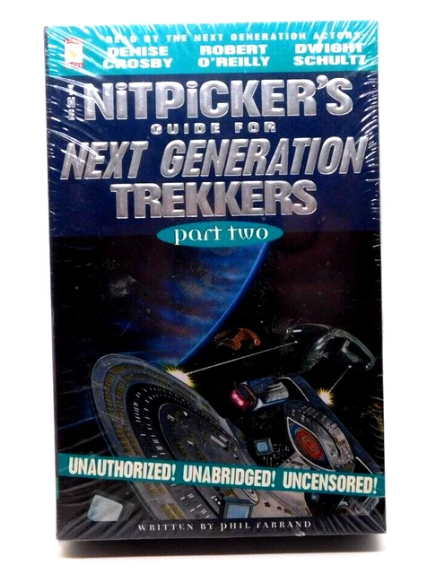 BOOK CASSETTE THE Nitpickers Guide for Next Generation Trekkers Part ...