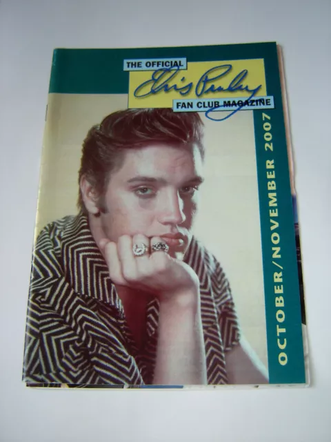 The Official Elvis Presley Fan Club Magazine October November 2007