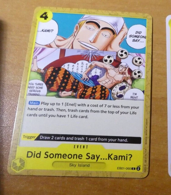 ONE PIECE MEMORIAL Collection English Card Game Carte Eb01-060 En Mint EUR 1,24 - PicClick FR
