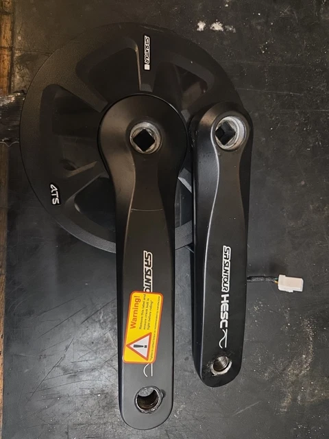 SR SUNTOUR ELECTRIC HESC Crankset 38t EBCW21-ATS-38-PBDG & Sensor ...