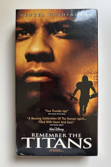 REMEMBER THE TITANS VHS VCR VIDEO MOVIE CASSETTE TAPE BRAND NEW SEALED ...