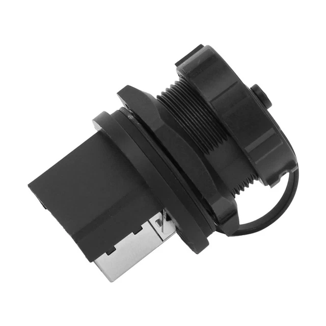 2PCS IP67 RJ45 Adapter RJ45-180° RJ45 Panel Mount CCTV Systems $22.64 ...