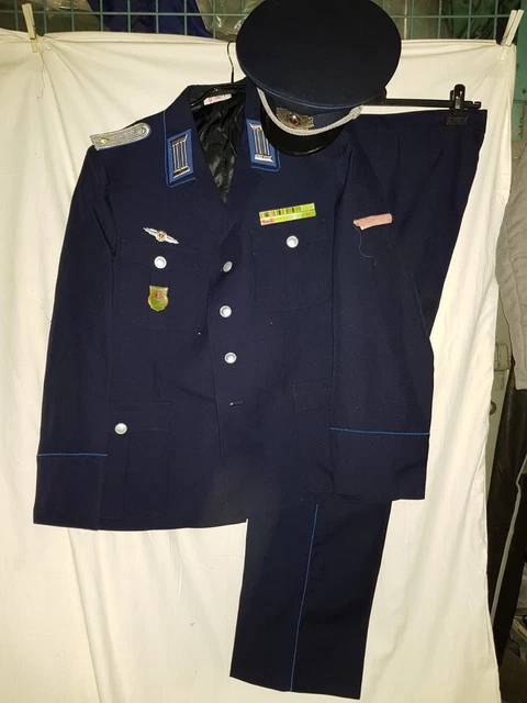 DDR UNIFORM TRANSPORTPOLIZEI Unterleutnant Trapo, MdI Jacke g56-2 Hose ...