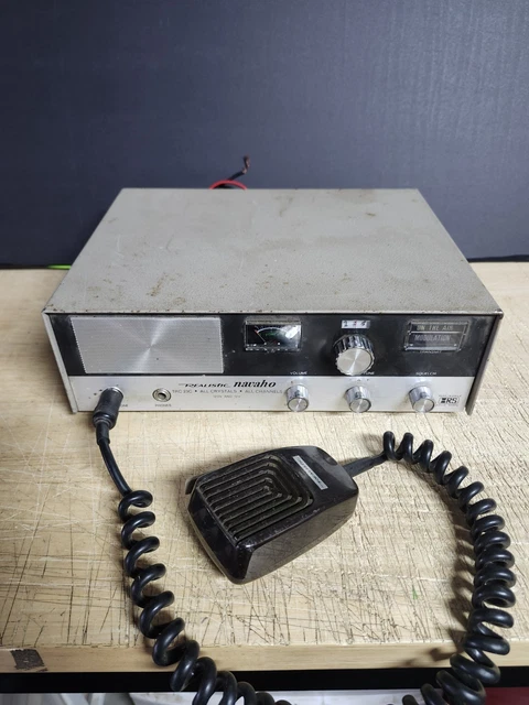 REALISTIC TRC-487 40-CHANNEL 2-Way CB Radio WEATHER BAND complete in ...