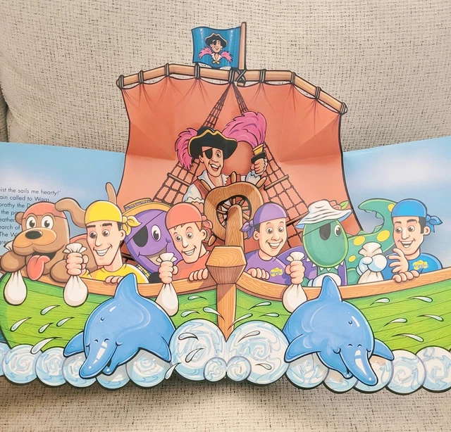 VINTAGE 2001 ITS A Wiggly Party Pop-Up The Wiggles Book Rare ...