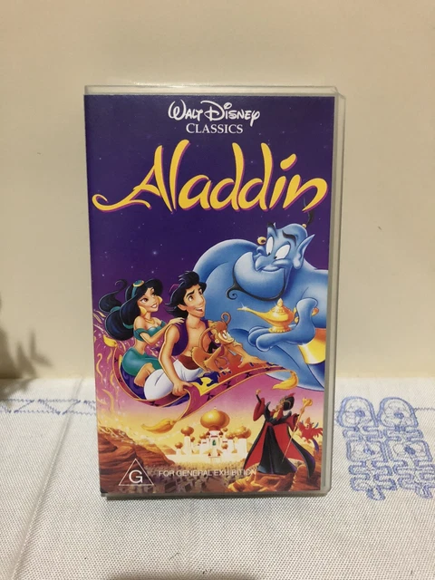 Aladdin Walt Disney Classics Vhs Video Tape 90s Used 999 Picclick Au 4382