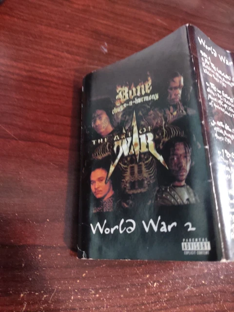 BONE THUGS N Harmony Art of World War 2 Cassette Artwork Insert ONLY ...