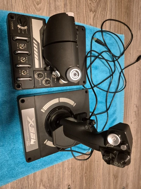 LOGITECH X56 HOTAS RGB Throttle and Stick Controller for Flight ...