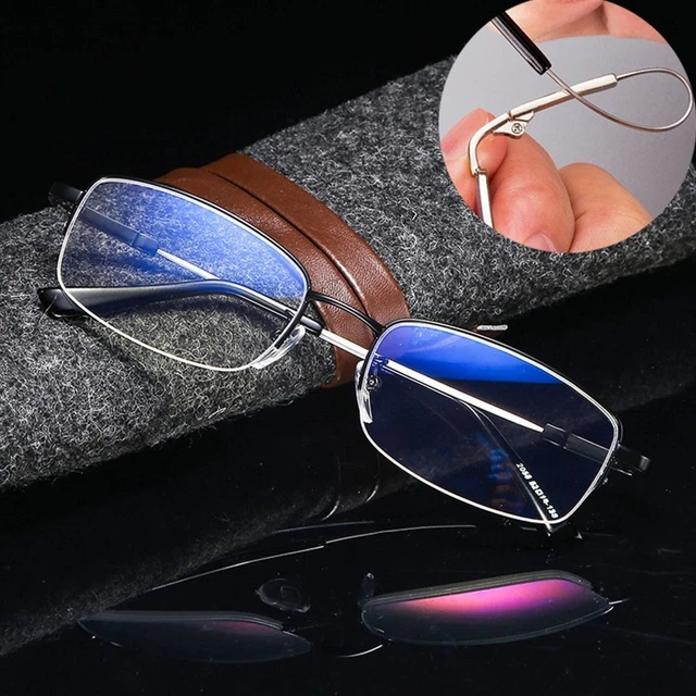 ANTI-BLUE LIGHT EYE Protection Memory Titanium Glasses Business Reading ...