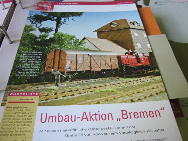 MEISTERSCHULE MODELLBAHN N 8 Güterzugwagen Gmhs Bremen 12S EUR 9,59 ...