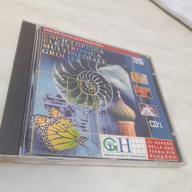 ENCICLOPEDIA MULTIMEDIALE GROLIER 1996 Compact Disc Interactive ...