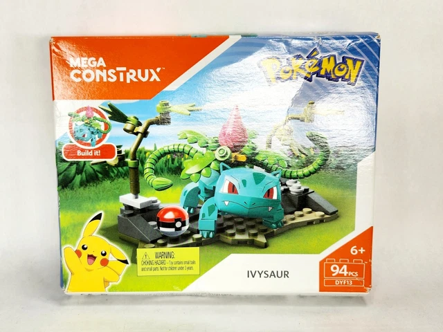 NEW MEGA CONSTRUX Pokémon Ivysaur Pack Construction Building Set Box ...