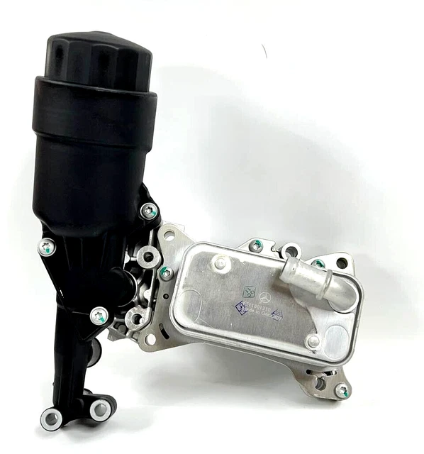 NEW GENUINE MERCEDES-BENZ OM651 Engine Oil Filter Housing & Cooler ...