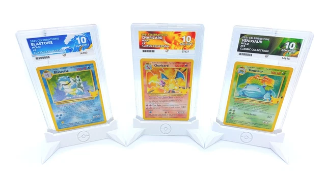 ACE GRADING DISPLAY Stands Multiple Designs Pokemon 3D Printed Premium ...