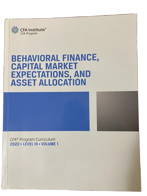 CFA CURRICULUM 2022 Level 3 CFA Program Curriculum 2022 Level III ...