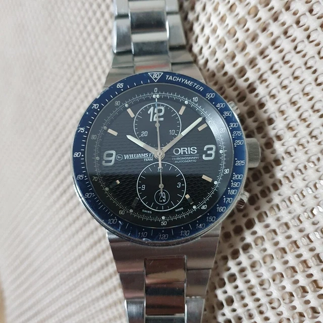 OROLOGIO UOMO ORIS Williams F1 Team Cronografo Automatico 01 673 7563 ...