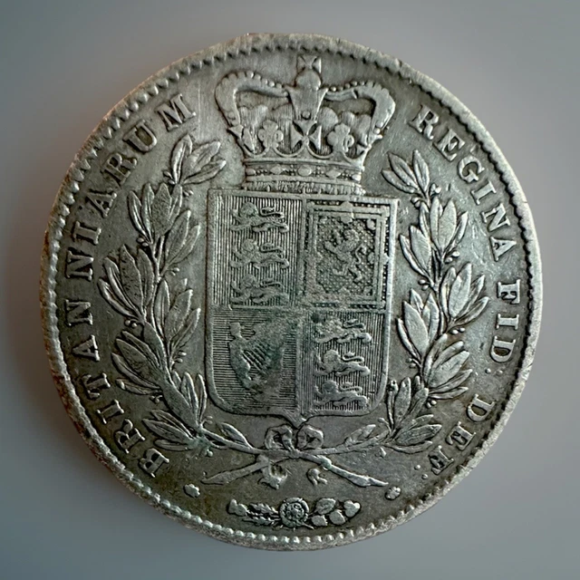 VICTORIA 1844, SILVER Crown £1.00 - PicClick UK