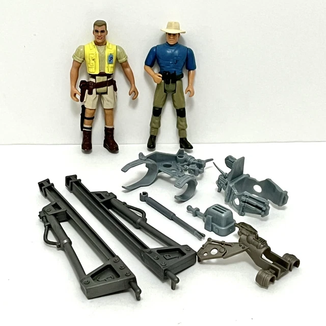 JURASSIC PARK Alan Grant Robert Muldoon Kenner 1993 Figure Bundle ...
