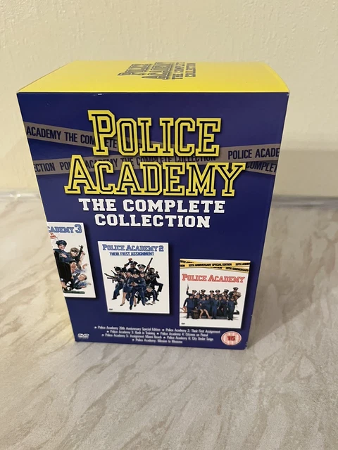 POLICE ACADEMY 1-7 The Complete DVD Collection Box Set £1.71 - PicClick UK
