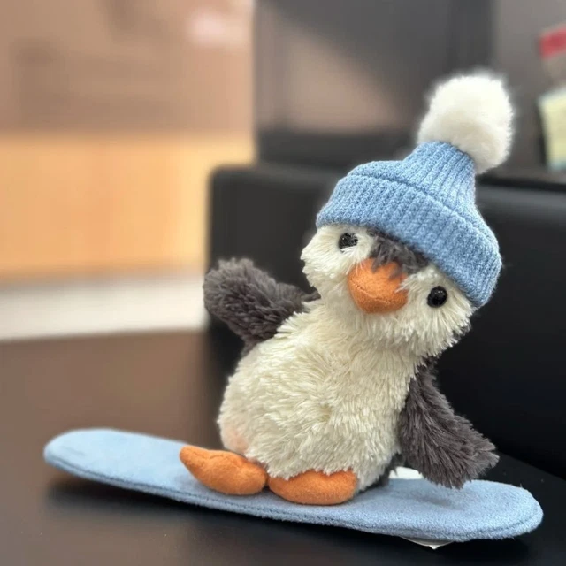 JELLYCAT PEANUT PENGUIN 2025 - Snowboard Plush, Christmas Soft Toy w ...