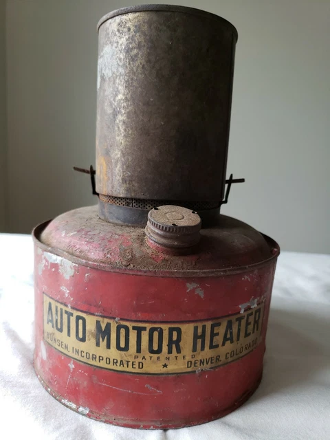 ANTIQUE 1920'S BUNSEN Auto Motor Heater Kerosene Denver Colorado £24.03 ... ANTIQUE 1920'S BUNSEN Auto Motor Heater Kerosene Denver Colorado £24.03 ...