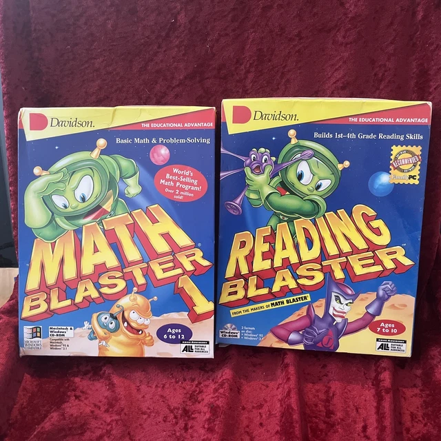 MATH BLASTER 1 & 2 SPOT & LOST CITY +1Clk Windows 11 10 8 7 Vista XP ...