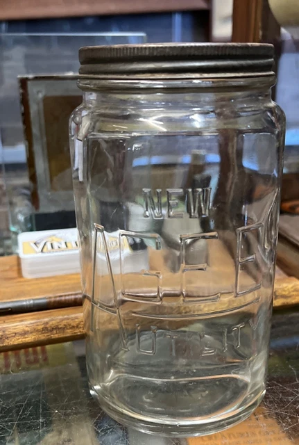 VINTAGE NEW AGEE Utility Clear Glass Preserving Jar $8.95 - PicClick AU