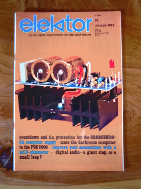 MAGAZINE ELEKTOR JANUARY 1983 Volume 9 Number 1 Great ** Must See EUR 1 ...