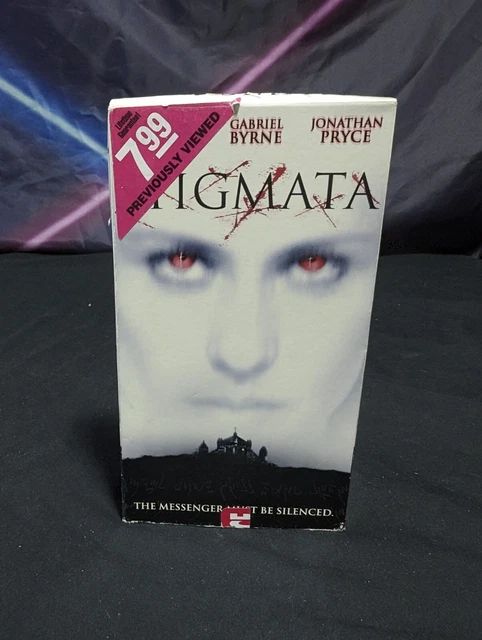STIGMATA VHS, 2000 Patricia Arquette, Gabriel Byrne, Jonathan Pryce £2. ...