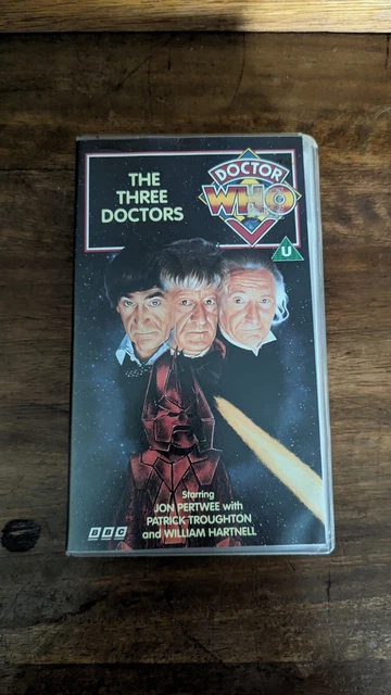 DOCTOR WHO - The Three Doctors BBC VHS £4.49 - PicClick UK