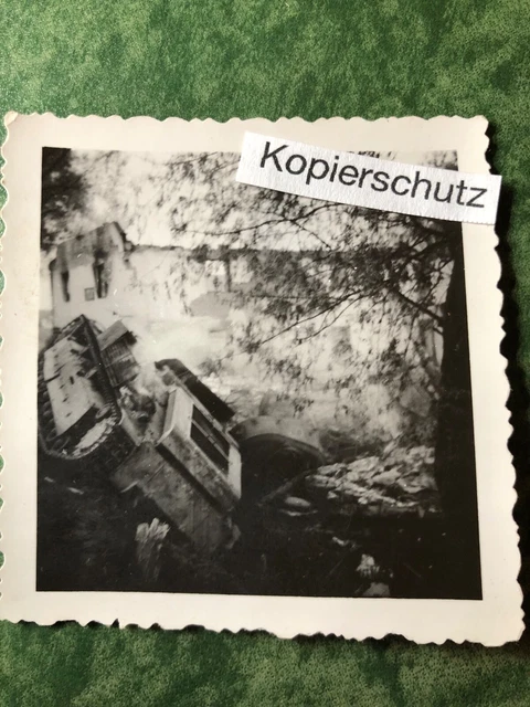 ALTES FOTO-ZERSTÖRTER RUSSISCHER Panzer-Lemberg-Ukraine-WW2 EUR 9,99 ...