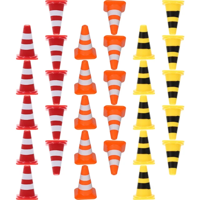 Hemp Cones COSLUS 50pcs Tiny Simulation Safety Roadblocks Simulation ...