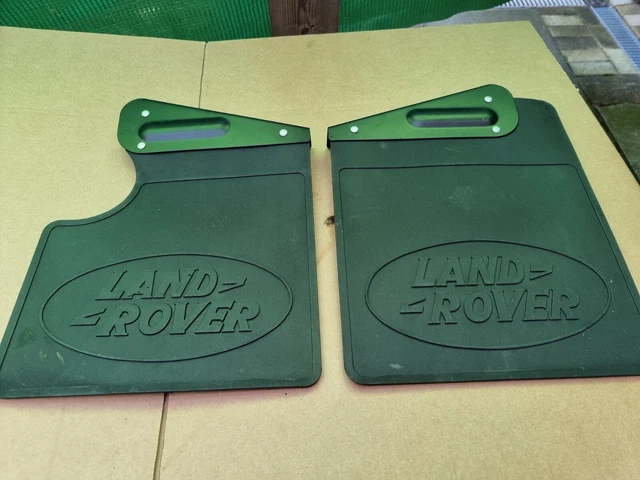 LAND ROVER DEFENDER Wolf XD 7XD rear mud flaps - genuine £70.00 ...