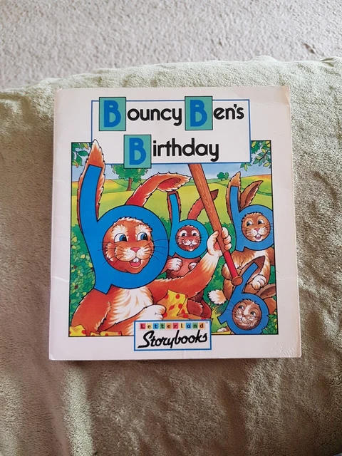 LETTERLAND STORYBOOKS BOUNCY Ben's Birthday P/B 2002 £1.99 - PicClick UK