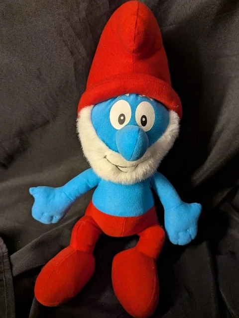 THE SMURFS PAPA Smurf Cartoon Soft Toy Plush Peyo Play By Play £5.00 ...