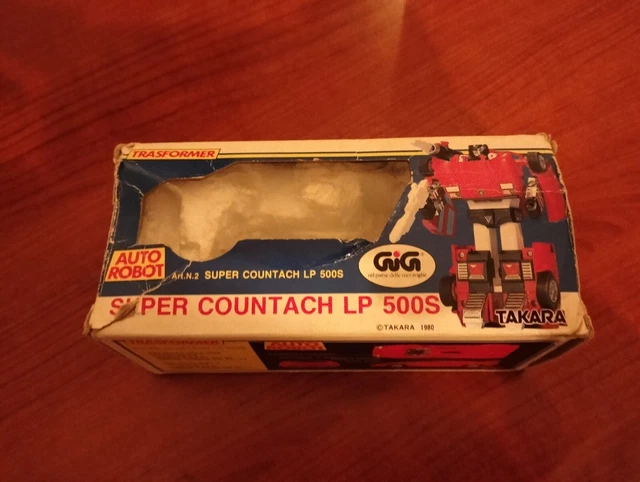 TRANSFORMERS G1 Super Countach Diaclone Box And Insert EUR 79,00 ...