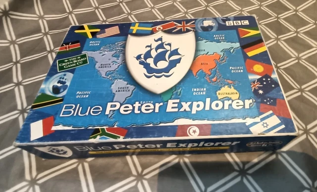 VINTAGE BBC BLUE Peter Explorer Board Game Complete Vgc £2.00 - PicClick UK