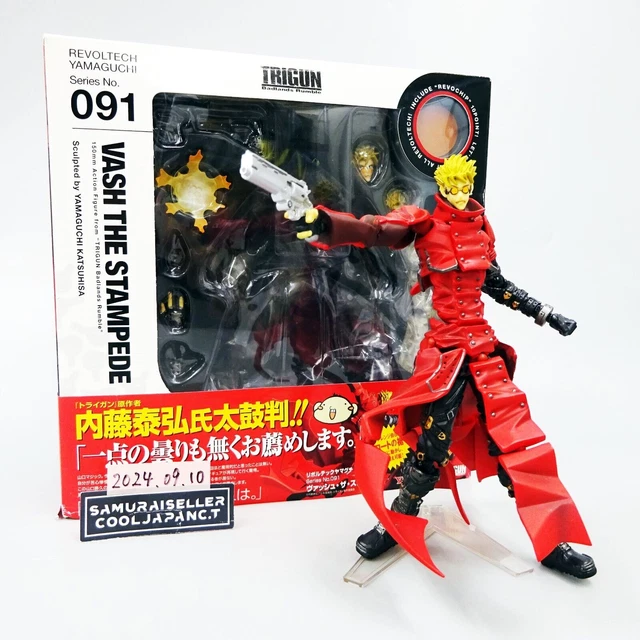 FIGURINE KAIYODO REVOLTECH Yamaguchi Trigun Vash the Stampede #091 ...