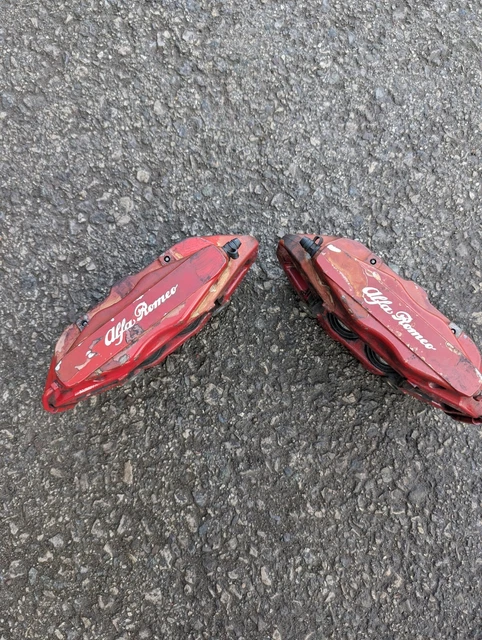 ALFA ROMEO BRERA / 159 / Spider Genuine Pair Of Front Brembo Calipers In Red £160.00 - PicClick UK