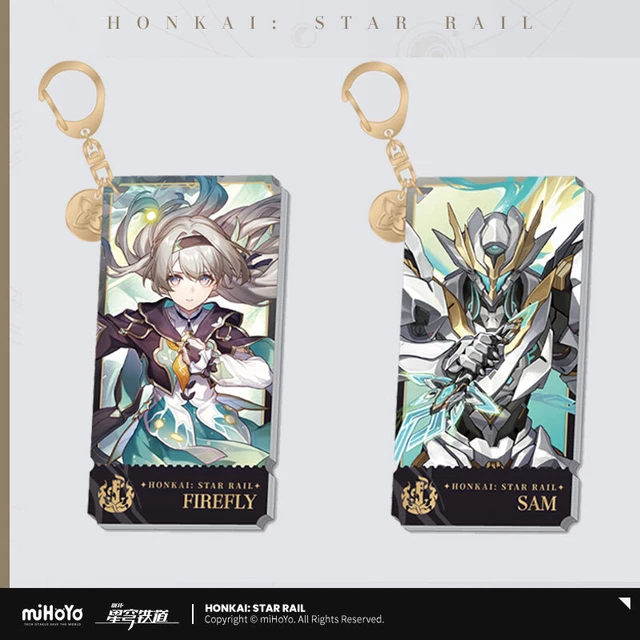 MIHOYO HONKAI: STAR Rail Keychain Firefly SAM Destruction Acrylic ...
