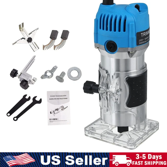 WOOD ROUTERS, 800W Wood Trimmer Router Tool, Compact Wood Palm Router ...