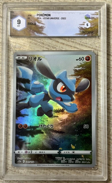POKEMON VSTAR UNIVERSE S12A 2022 Riolu AR 201/172 Lingua Giapponese Jap Graad 9 EUR 19,99 ...