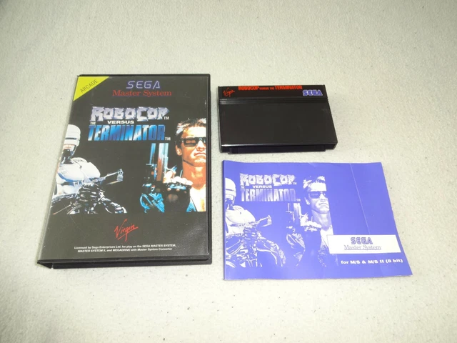 JEU ROBOCOP VERSUS Terminator Master System complet avec emballage d ...