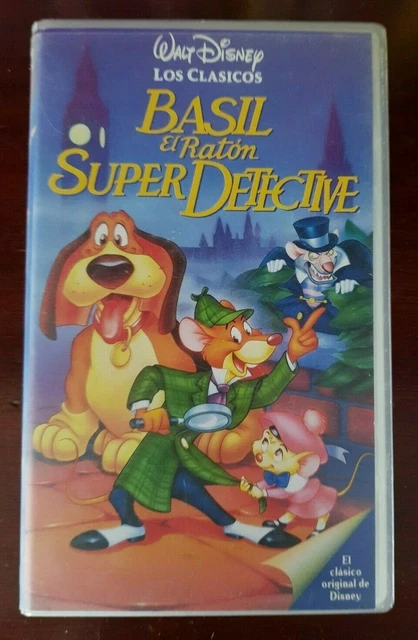PELICULA VHS TAPE Basil El Ratón Super Detective - Walt Disney EUR 18 ...