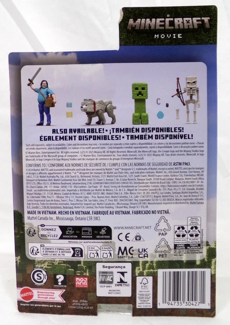 FIGURA CREEPER DE La Película Minecraft De Mattel 4" Nueva Sellada EUR ...