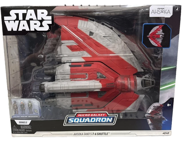 STAR WARS MICRO Galaxy Squadron Ahsoka Tano’s T6 Shuttle T-6 #0149 New ...