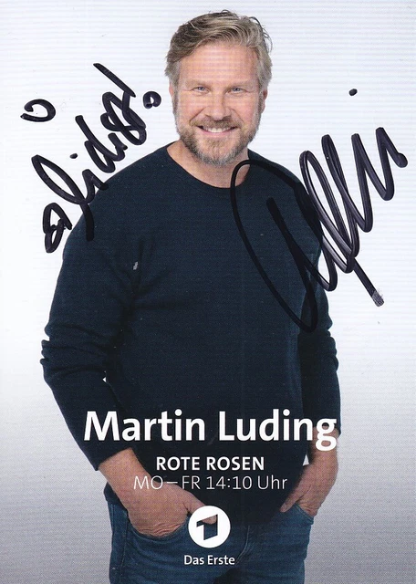 MARTIN LUDING - dt. Schauspieler, Rote Rosen 2020-2023, Original ...