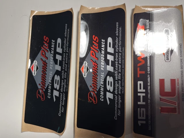 BRIGGS & STRATTON Engine Decal Misc decals. $22.99 - PicClick AU