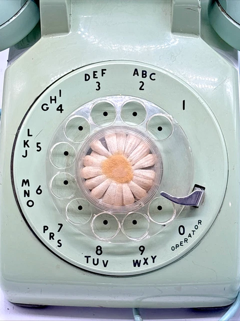 VTG 1970'S BELL System Western Electric Avocado Rotary Dial Telephone ...